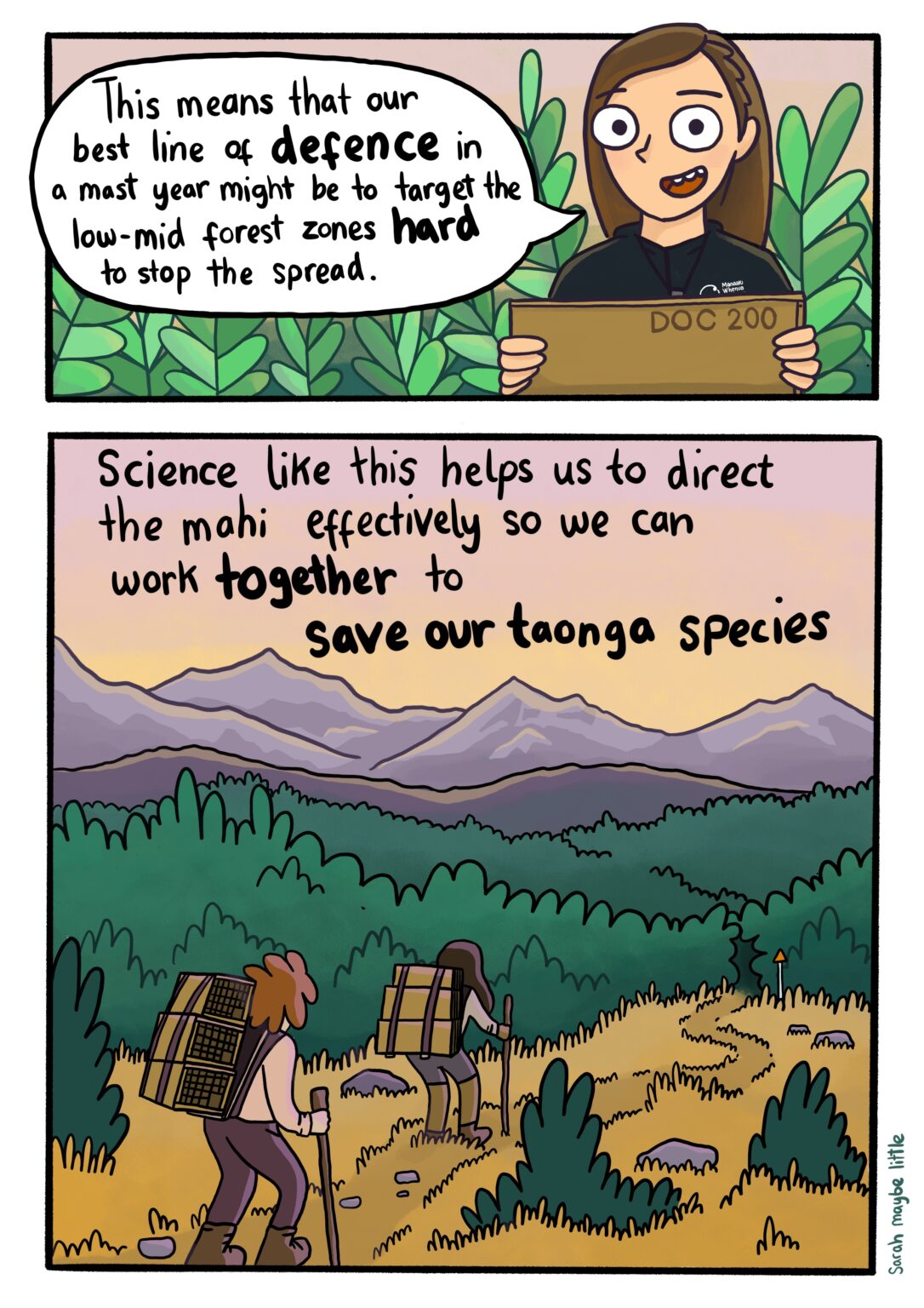 Comic: solving the rat surge puzzle - Predator Free NZ Trust